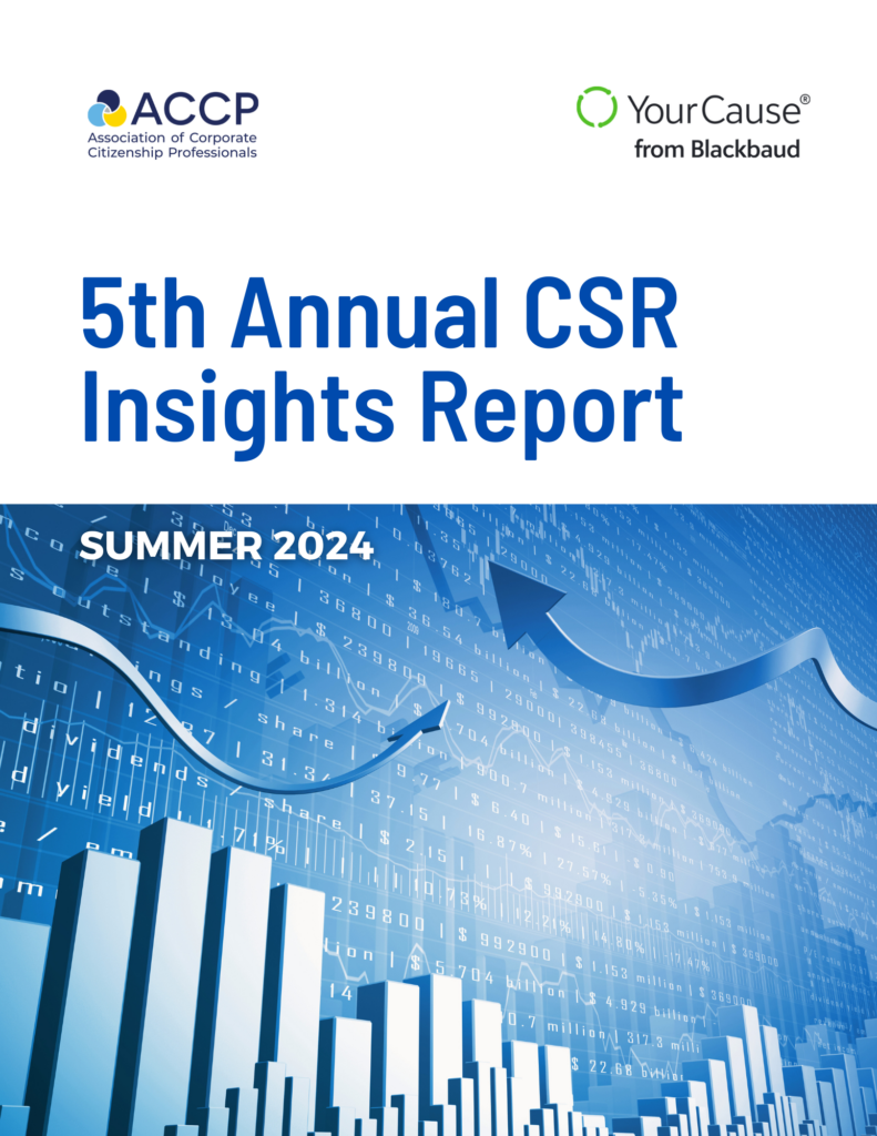 5th Annual CSR Insights Report - Association of Corporate Citizenship Professionals